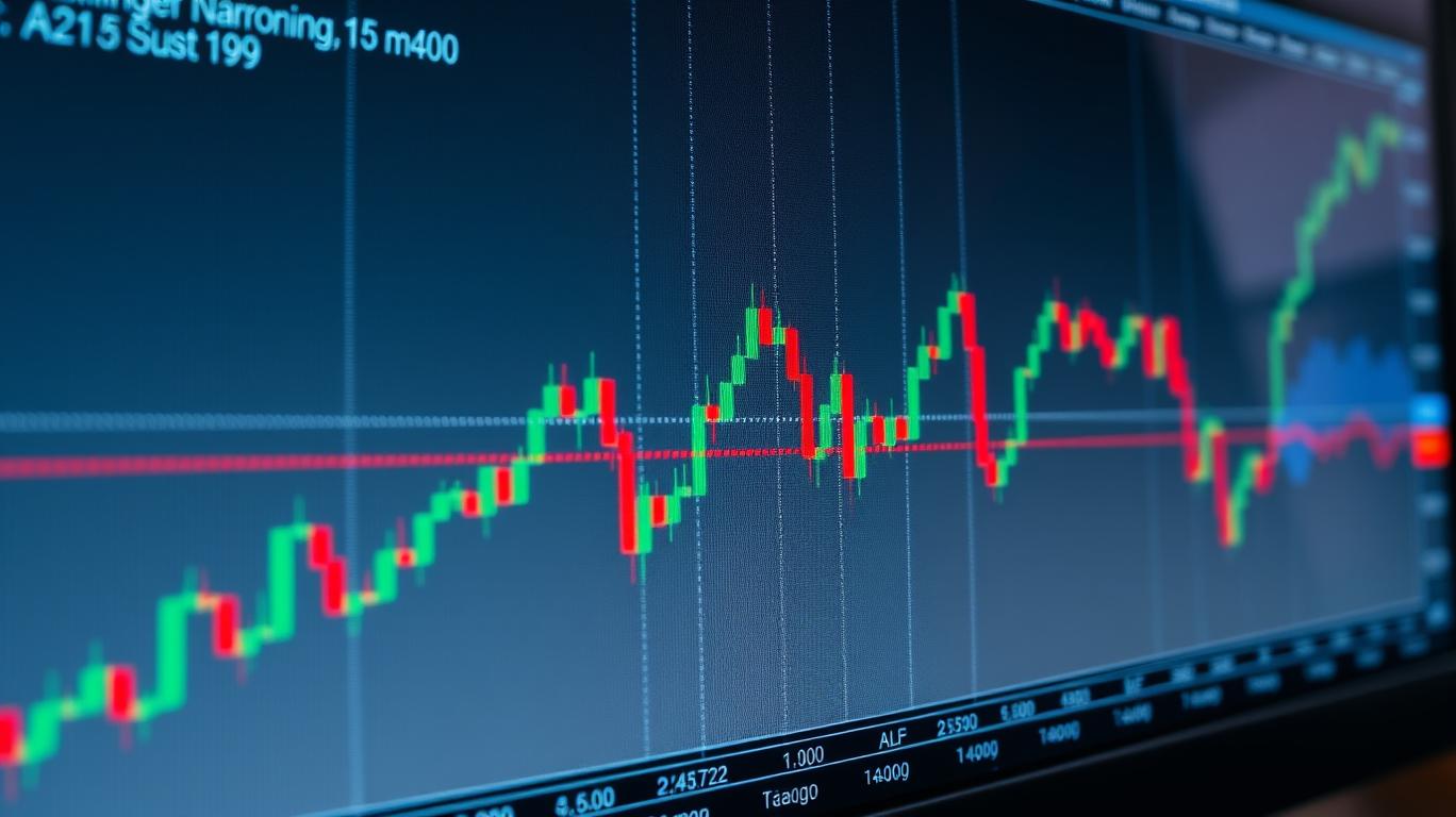 A2Z Cust2Mate: Bollinger Bands Narrowing, KDJ Death Cross on 15min Chart