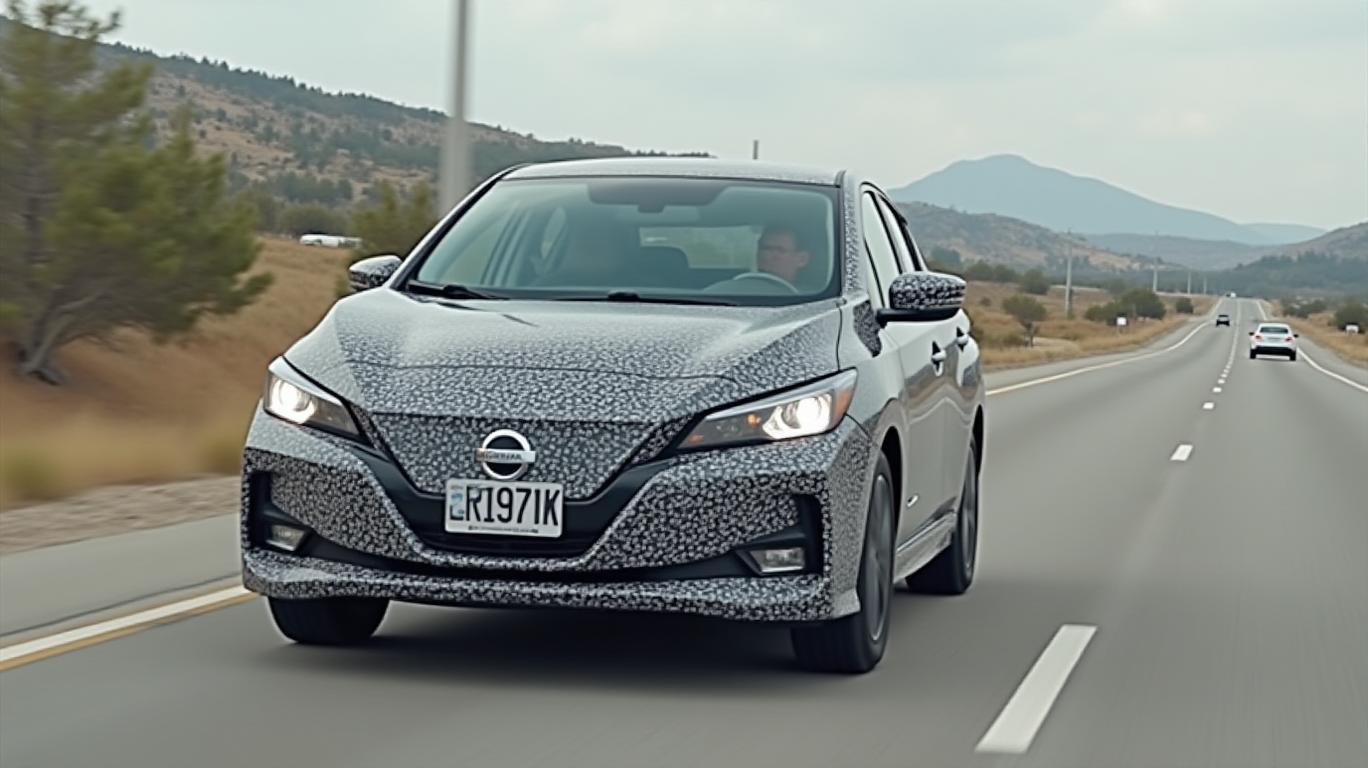 Nissan's Next-Gen LEAF Spotted Testing in the US: A Crossover-Coupe ...