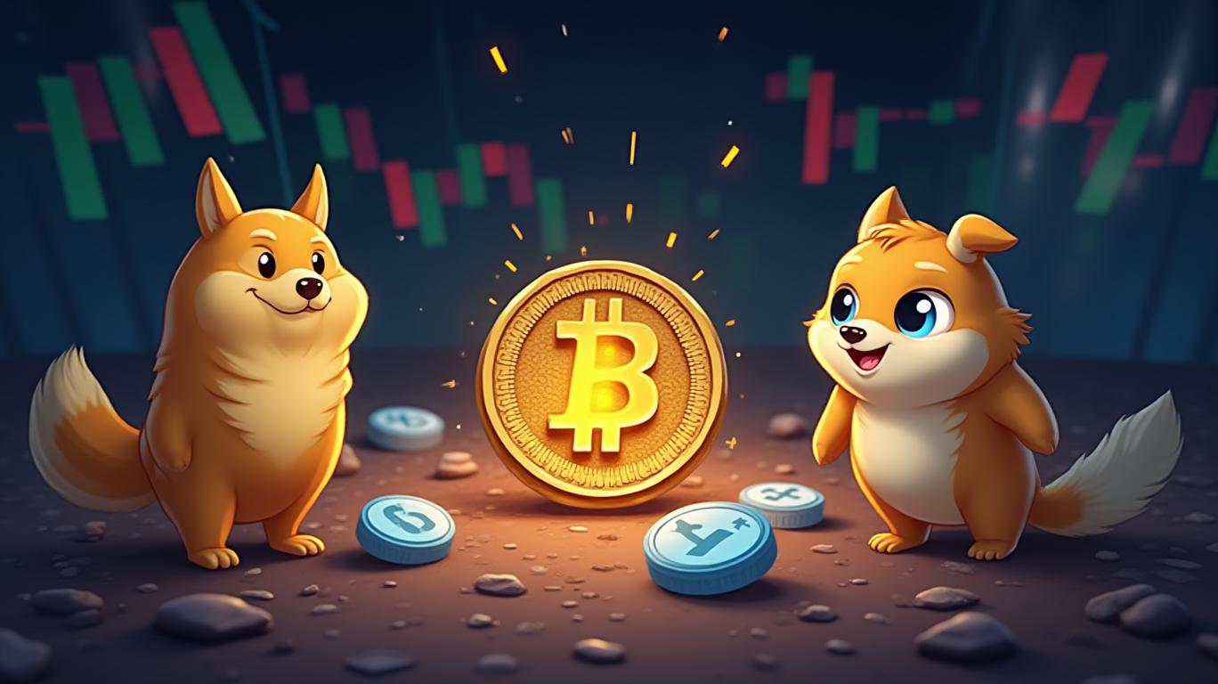 "Meme Coin Showdown: Dogecoin vs. Pepe; Rollblock Rises with $50x ...