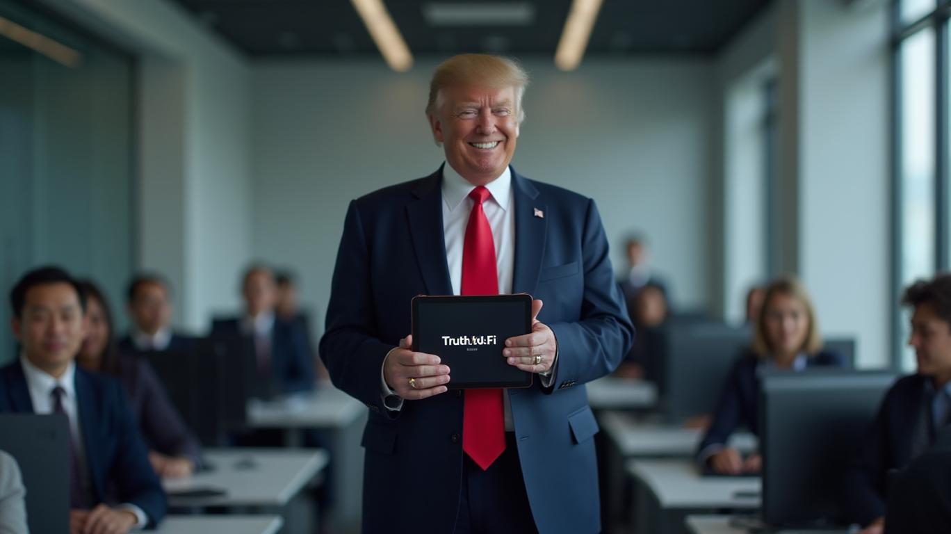 Trump's TMTG Launches "America-First" Fintech Platform Truth.Fi