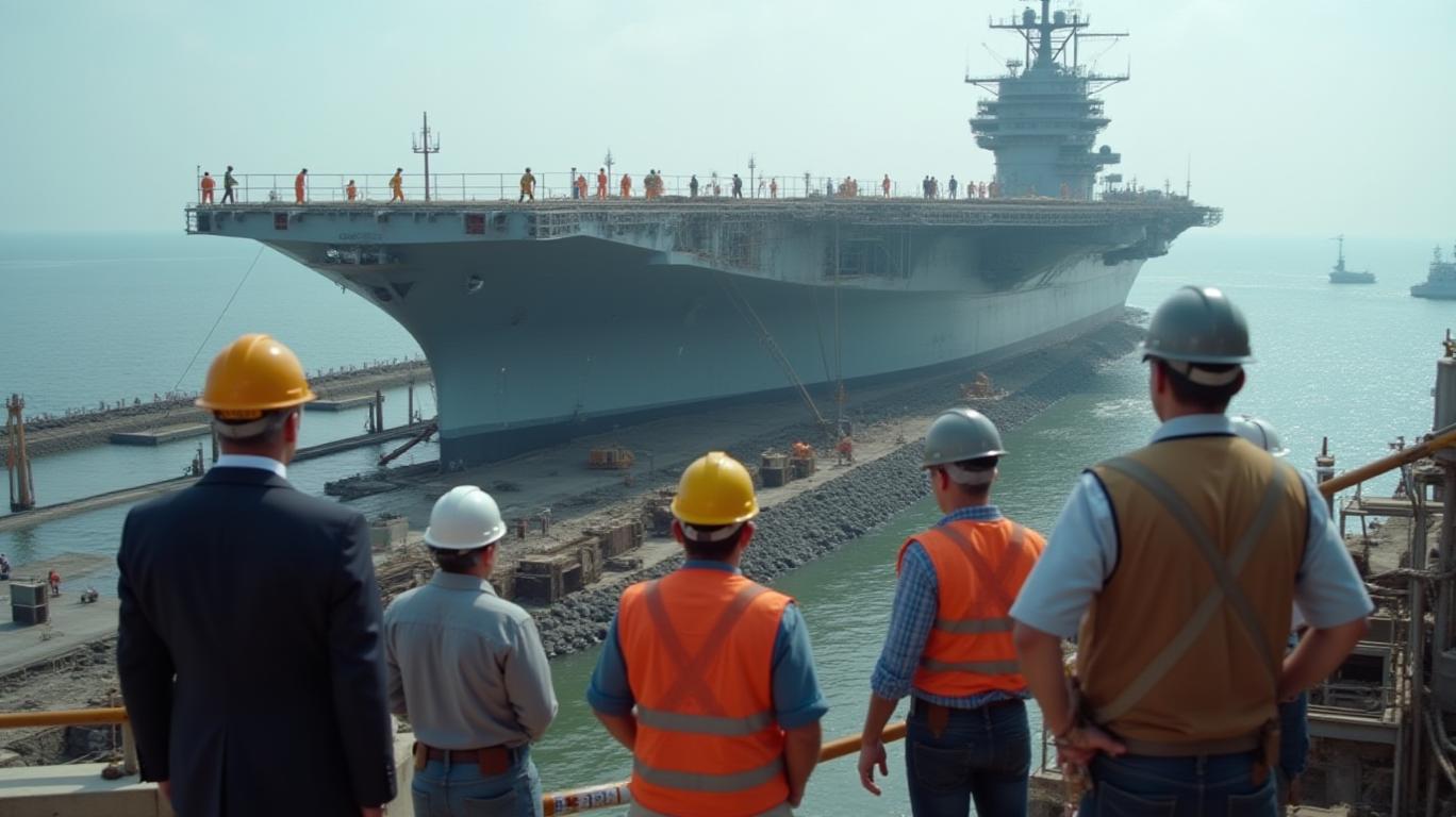 HII Names Derek Murphy as VP of New Construction Aircraft Carriers
