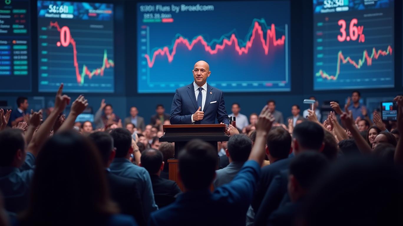 Broadcom Leads Tech Rally with 5% Surge Signaling Sector Rebound