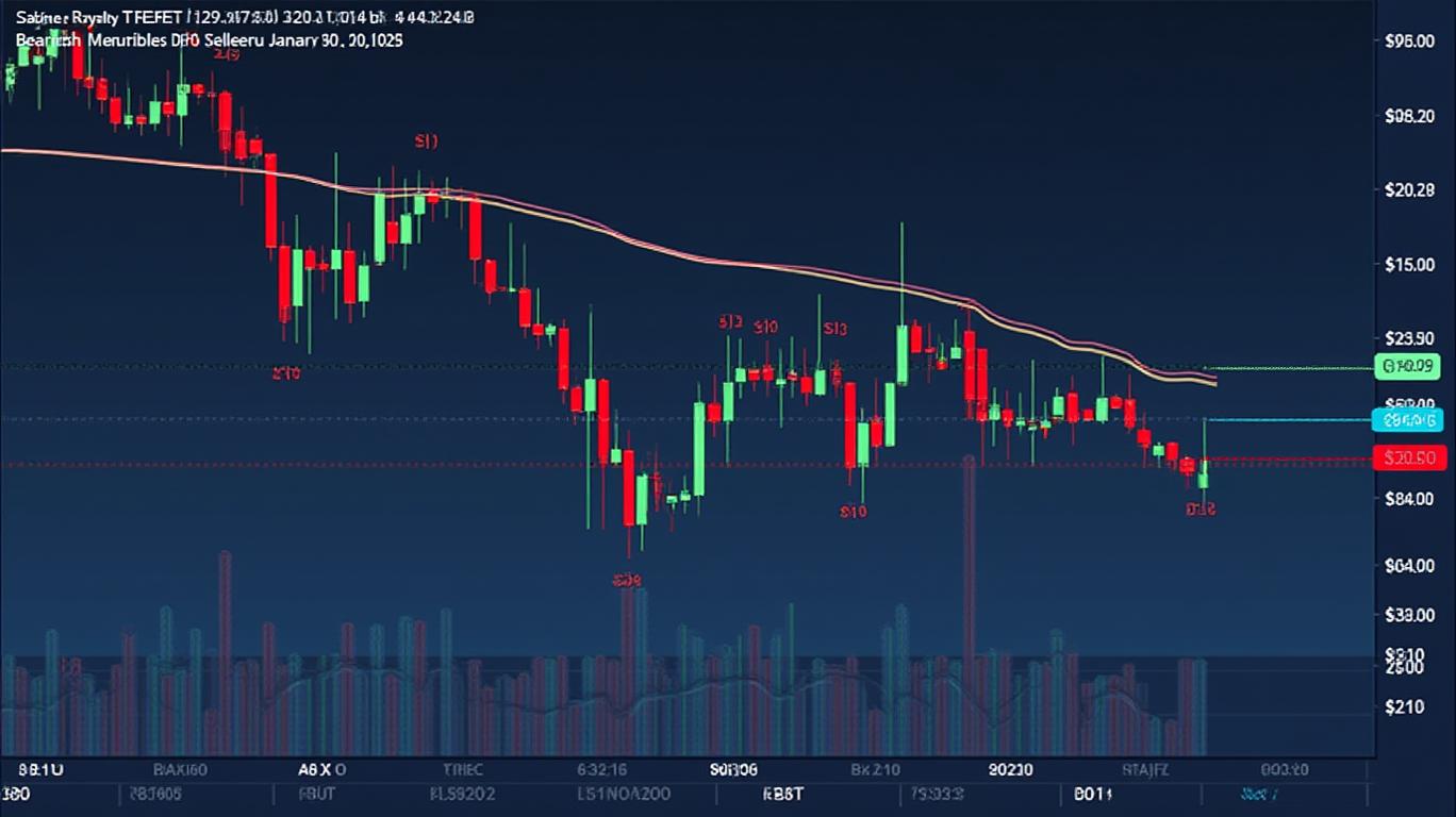 Sabine Royalty Trust's 15min Chart Triggered KDJ Death Cross, Bearish Marubozu Pattern