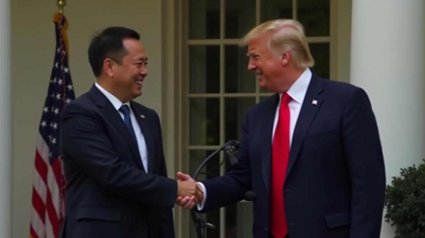 Nvidia CEO Jensen Huang and Trump Discuss AI Leadership at the White House