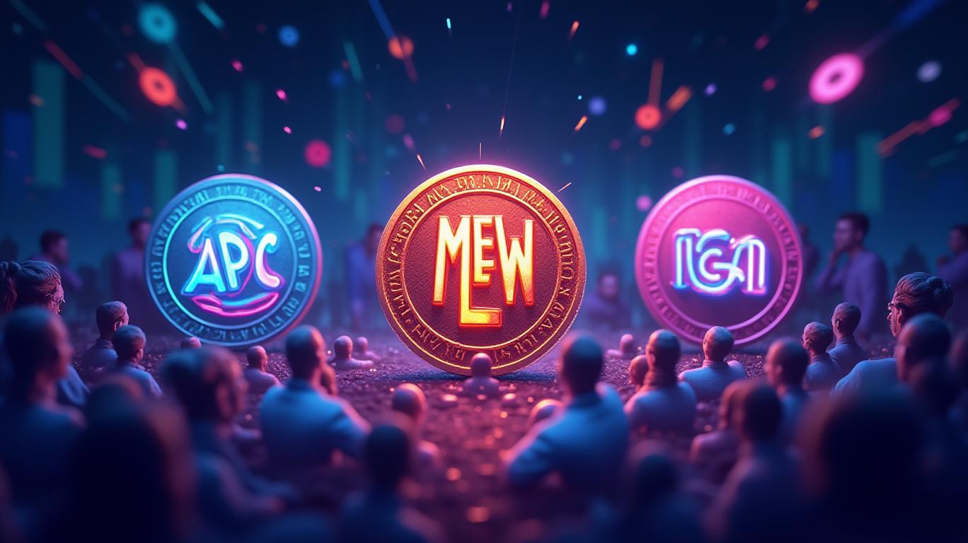 "APC, MEW, GIGA: Meme Coins on Fire, ROI Explodes"