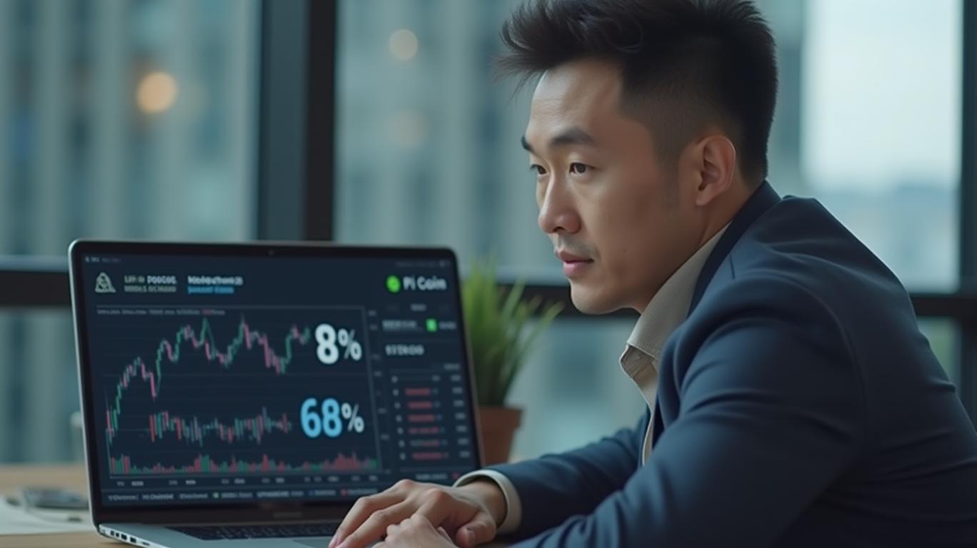 Pi Coin Surges 6% Amid Market Challenges, Eyes $1.90 Breakout