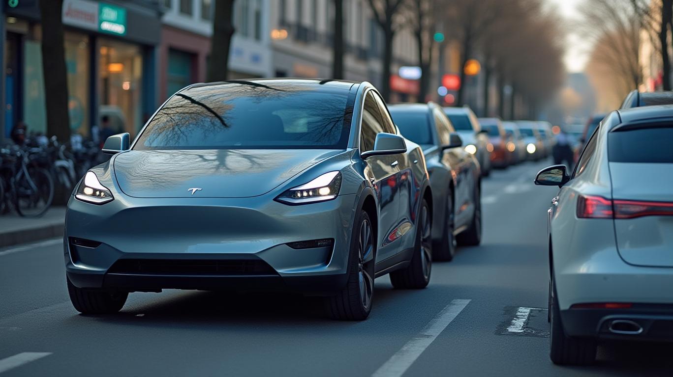 Tesla's European EV Sales Plunge 40% Amid Model Y Redesign, Competition