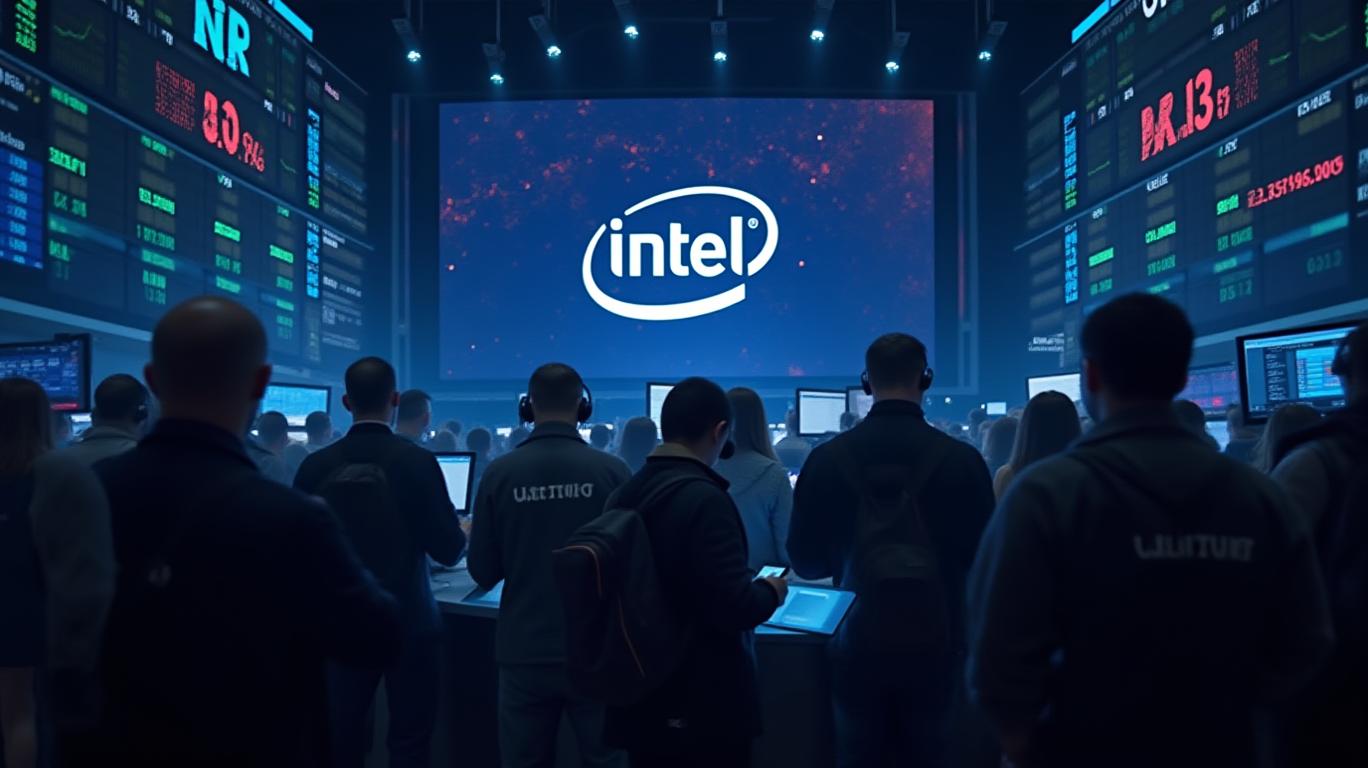 Intel Stock Drops 321% in Two Days Trading Volume Ranks 39th