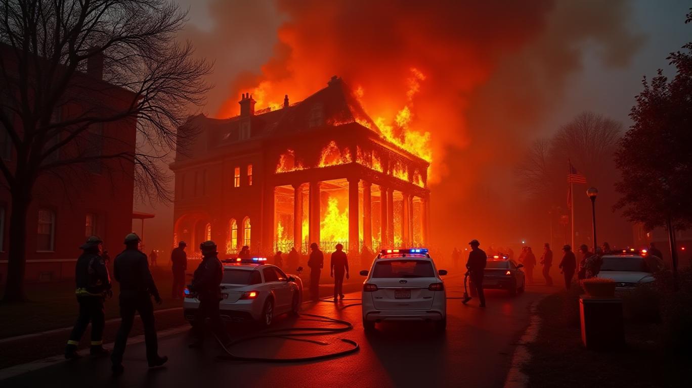 Man Arrested After Setting Fire to Pennsylvania Governor's Residence