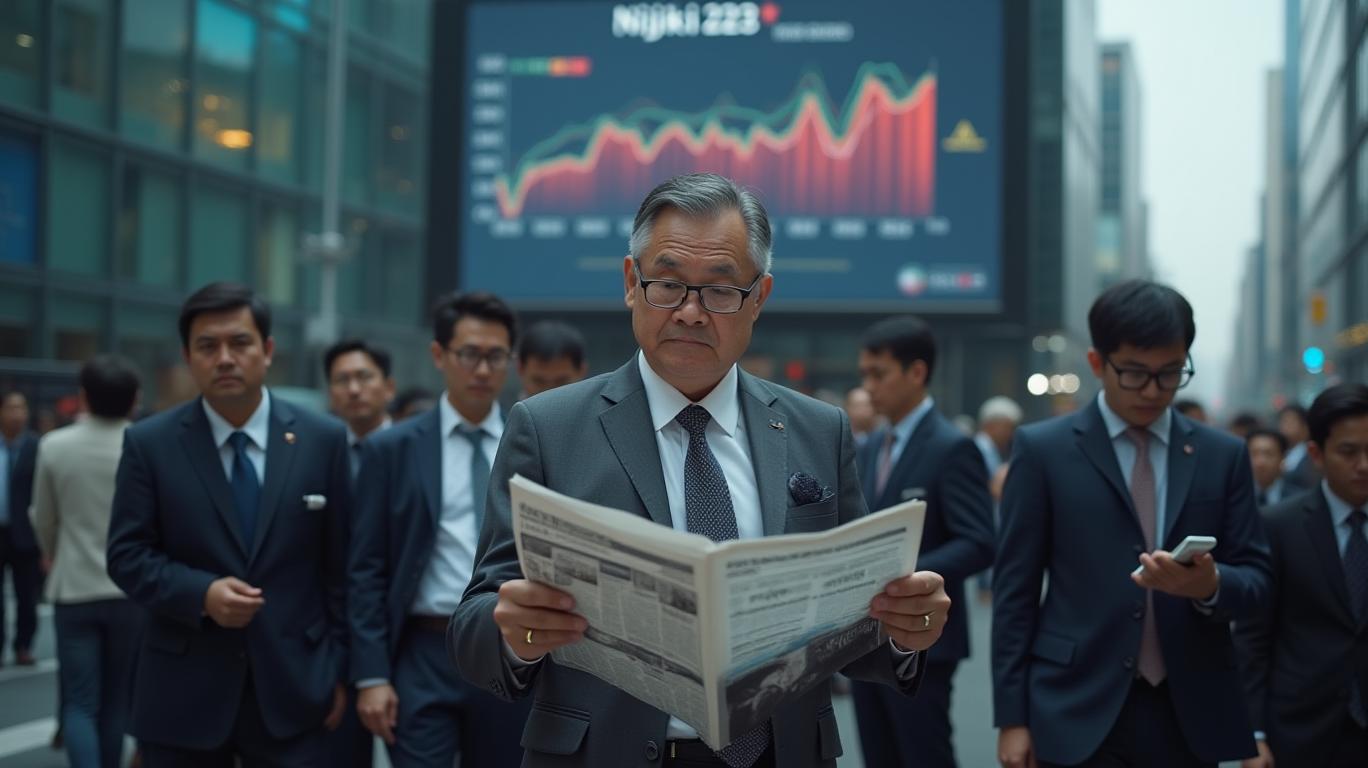 Tokyo’s Markets Anticipate Trade Winds: Japanese Equities Edge Lower Ahead of U.S. Tariff Talks