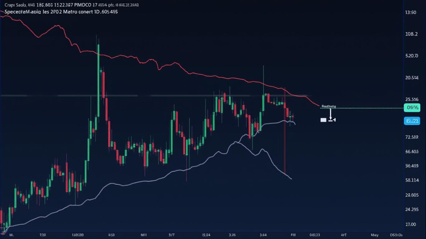 PIMCO Access 15min chart triggers KDJ Death Cross, bearish Marubozu ...